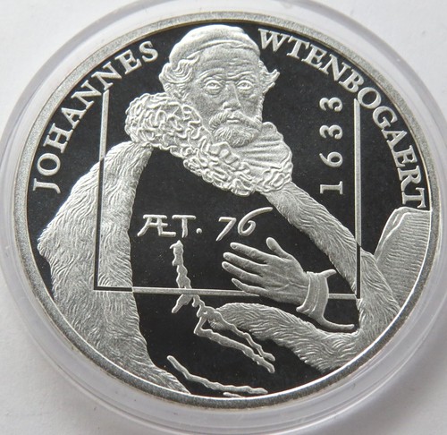 REMBRANDT , JOH. WTENBOGAERT , NETHERLANDS , SILVER .800 PROOF , 30 mm ...