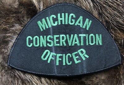 Michigan Conservation Officer MI Patch Misprint -Black/Green | eBay