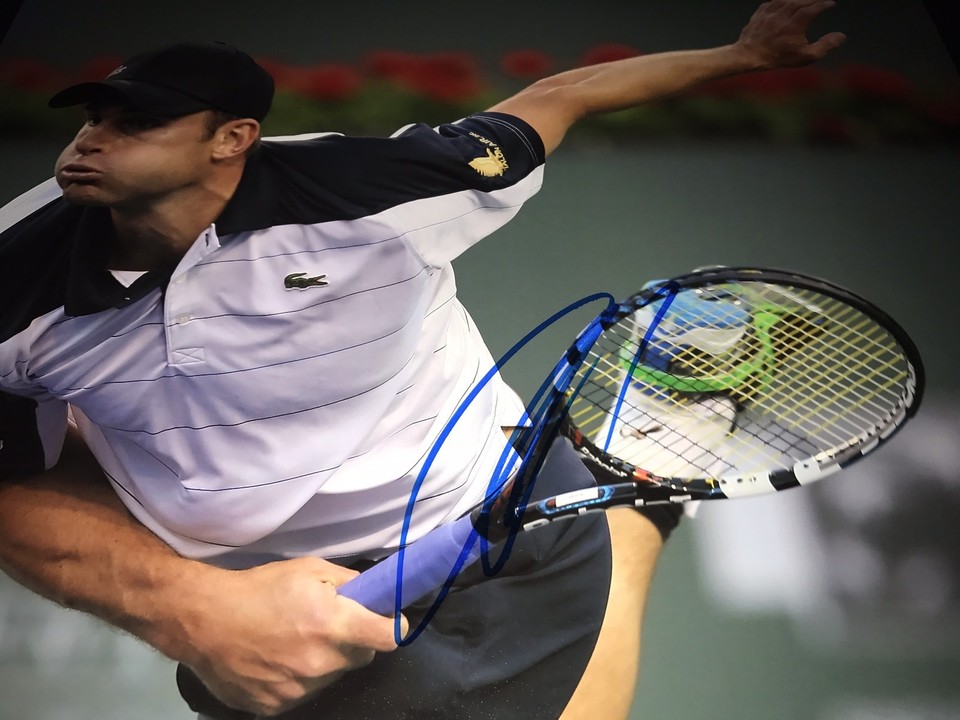 Andy Roddick Tennis Star Autographed US Open Signed 11X14 Photo USA COA ...