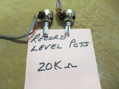 SONY TC-280 Record / Input level Pots = Qty 1 each | eBay