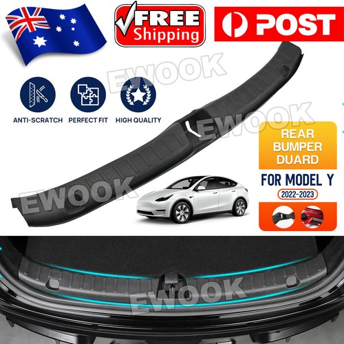 Rear Bumper Guard TPE Trunk Protector Cover Protection for Tesla Model ...