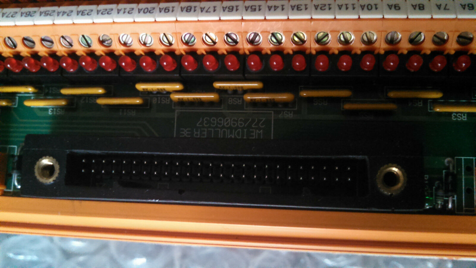 Weidmuller 27/9906637 Yokogawa PLC DCS Terminal Block RS ADM 12C Module ...