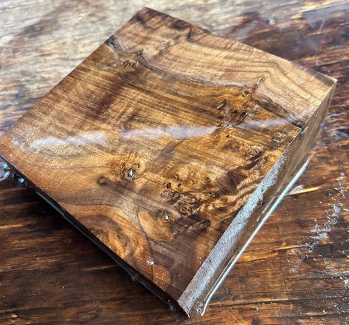 BURL QUILTED INCREDIBLE! Claro Walnut 6.25” Bowl Blank Carve Turning ...