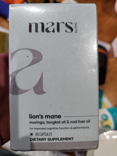 Mars by GHC Lion’s Mane - 60 Capsules- EXP: 2027 | eBay