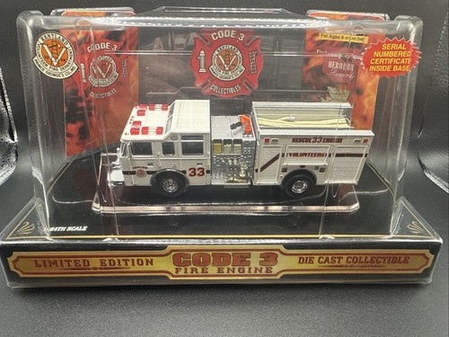 Code 3 Collectibles Kentland, MD Pierce Dash SM Pumper 33 (12895) | eBay
