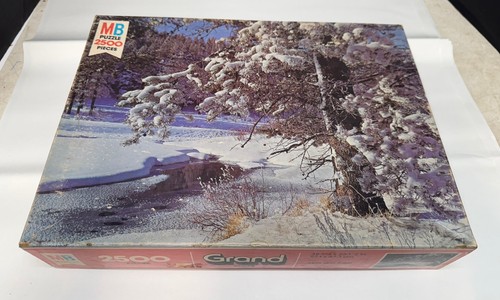 Jigsaw Puzzle Central Idaho Winter Scene 2500 Pieces Milton Bradley ...