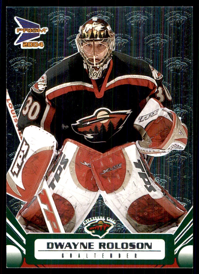 2003-04 Pacific Prism Dwayne Roloson Minnesota Wild #54 | eBay