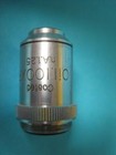 Vintage microscope objective unitron coated oil 100x n.a.125 #b en ...