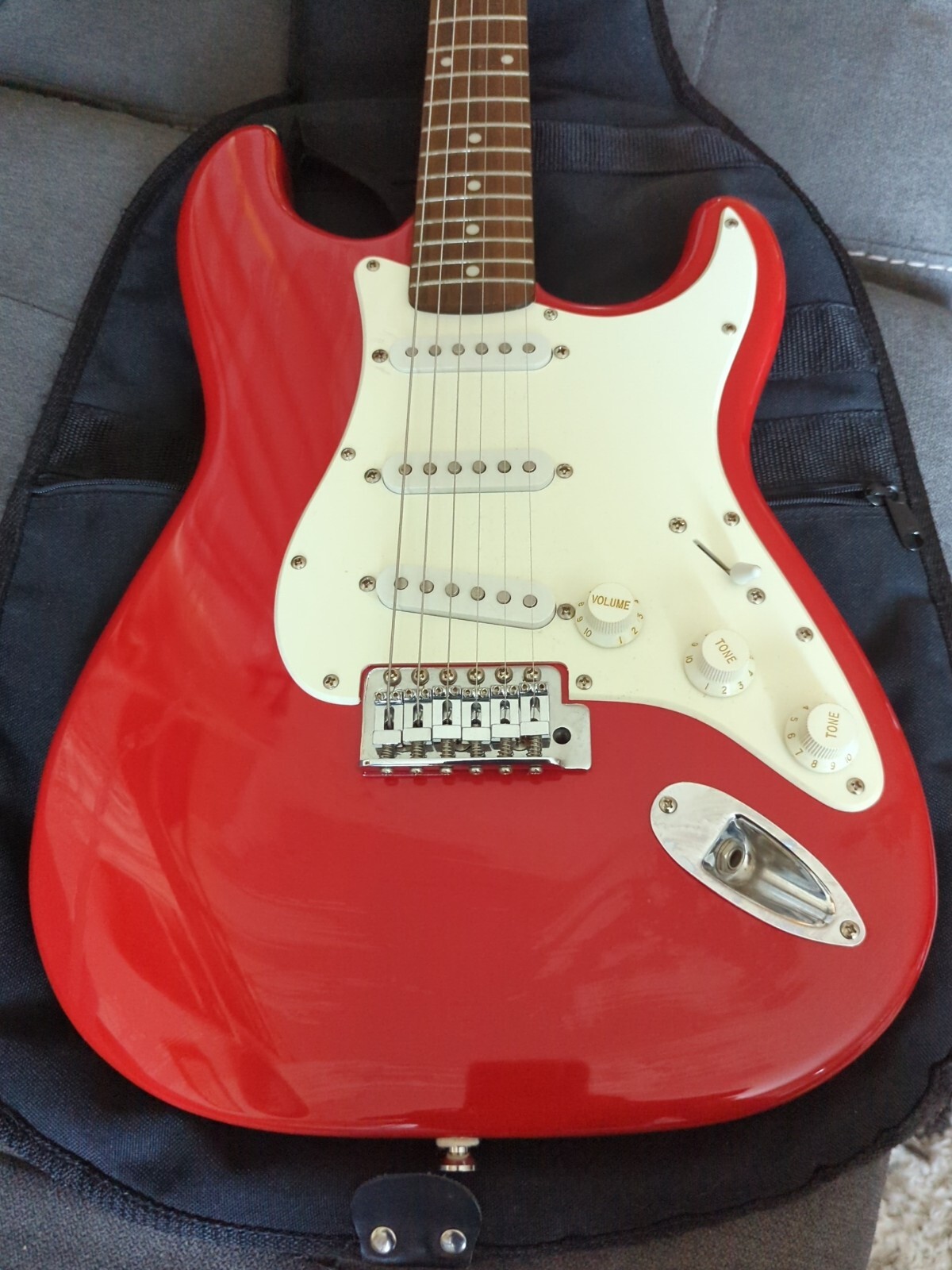 20th Anniversary Fender Squier Strat Affinity Series Red | eBay
