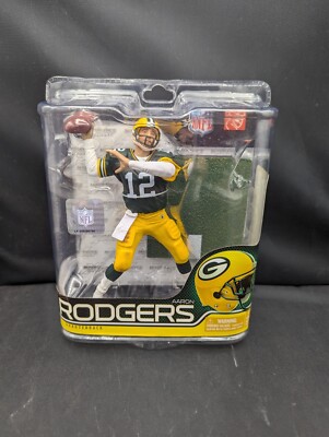 Aaron Rodgers McFarlane Toys Figure Green Bay Packers NFL Green Jersey ...