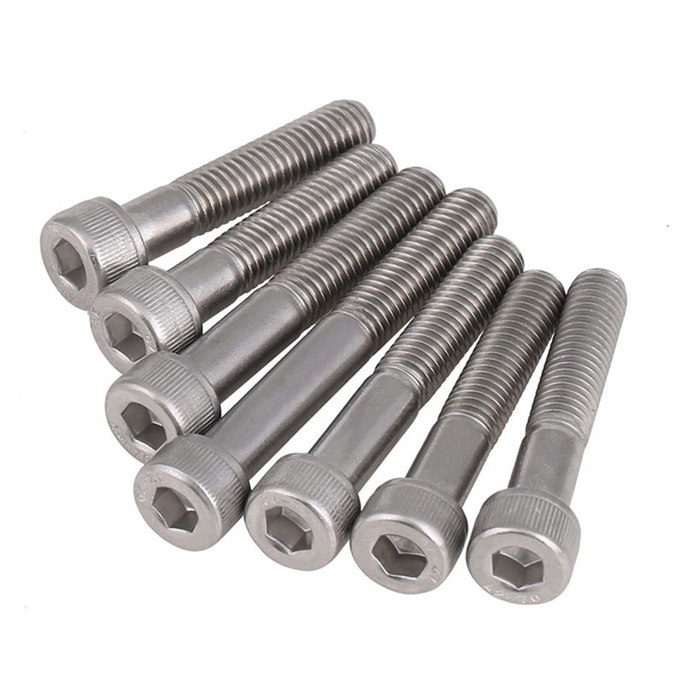 Half Thread M4 M5 M6 304 Stainless Hex Socket Cap Head Bolt machine ...