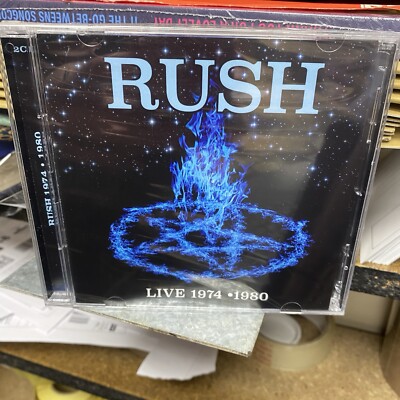 RUSH - Live 1974 & 1980 (2024) NEW 2 CD SET. SEALED LIVE STEREO ...