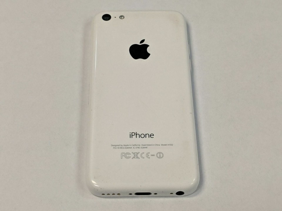Apple iPhone 5c A1532 16GB AT&T Wireless White Smartphone/Cell Phone ...