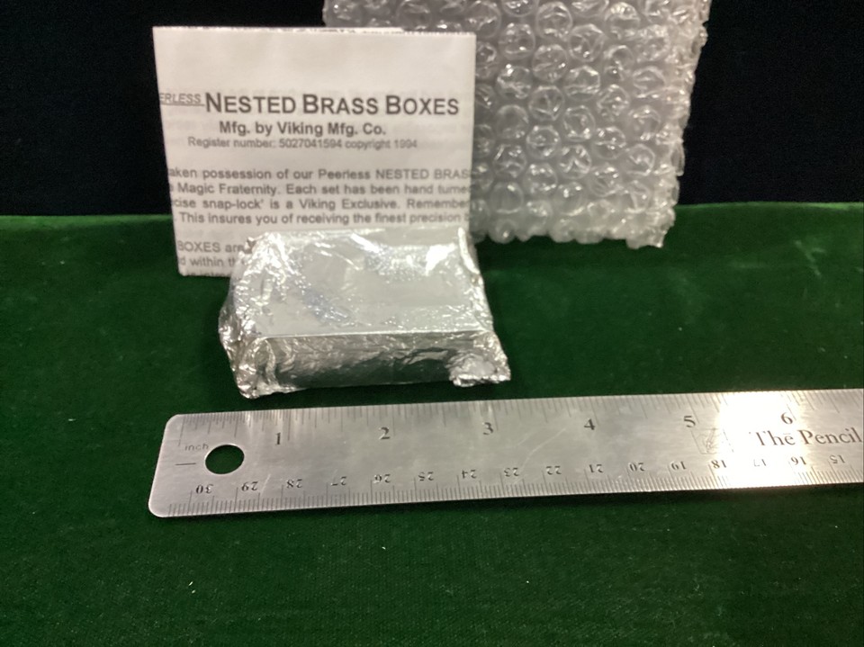 VIKING NESTED BRASS BOXES MAGIC TRICK NEW | eBay