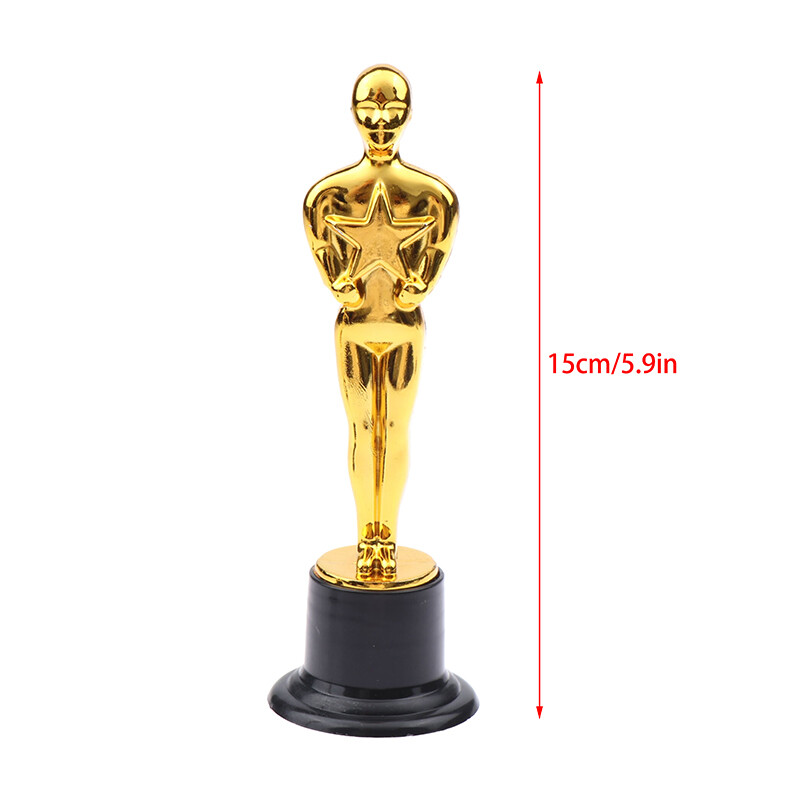 Little Golden Man Statue Trophy Children's Competition Award Medal Home ...