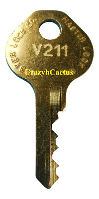 Master Lock Padlock 1525 1585 2010 2076 Control Key OEM Original Master ...