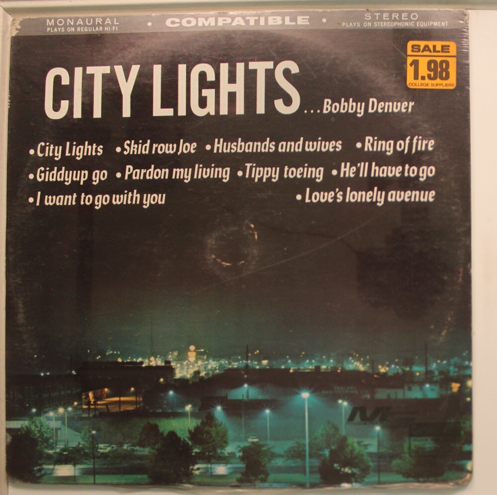 Bobby Denver Lp City Lights On Compatible - Sealed / Sealed | eBay
