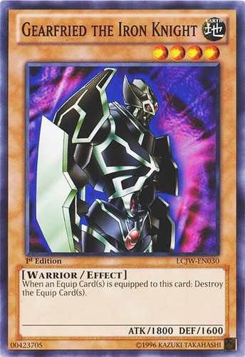 Gearfried the Iron Knight - LCJW-EN030 - Common - 1st Edition LP YuGiOh ...