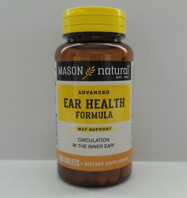 Mason Natural Ear Health Plus with B Vitamins Ringing Ears Relief 100 ...