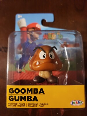 Super Mario Goomba Action Figure Nintendo 2" 2021 New Unopened Free ...