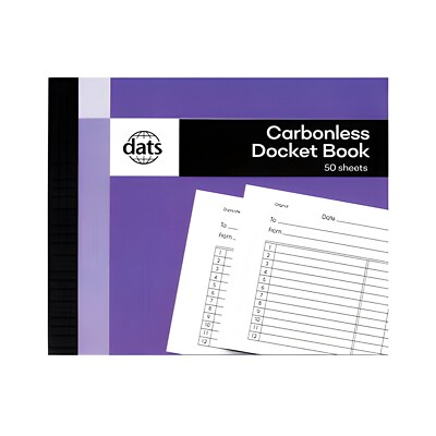 Carbonless Docket Book - 50 Sheets - (12.5cm x 10.5cm) | eBay Australia