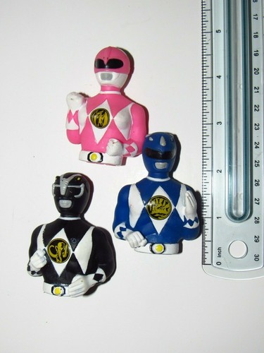 Bandai Finger Puppet Lot Power Rangers : MMPR Vintage Action Figure ...