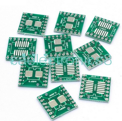 5PCS IC SOP14 SSOP14 TSSOP14 DIP 0.65/1.27/2.54mm Adapter PCB Board ...