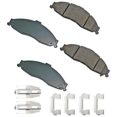 Akebono Performance Ultra Premium Ceramic Disc Brake Pad Kit | ASP749A ...