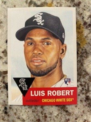 TOPPS BASEBALL MLB LIVING SET ROOKIE CARD CHICAGO WHITE SOX LUIS ROBERT ...