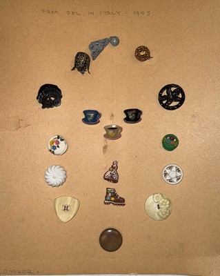 Antique Lot Of 17 Italian Buttons On Card From Button Collection | eBay