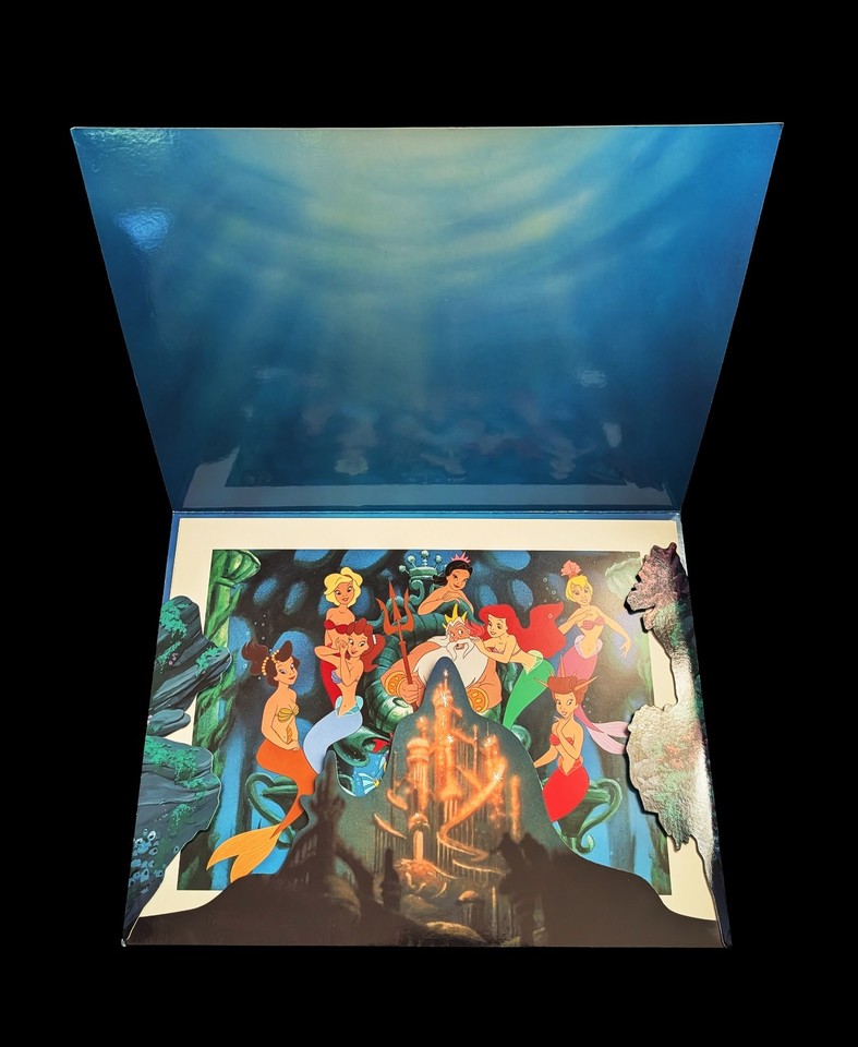 Little Mermaid Exclusive Lithograph Portfolio Set of 4 Disney Store ...