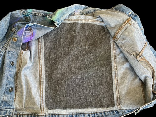 Vintage 90’s Tyca Denim Jacket Easy Riders Embossed Trucker Jean USA ...