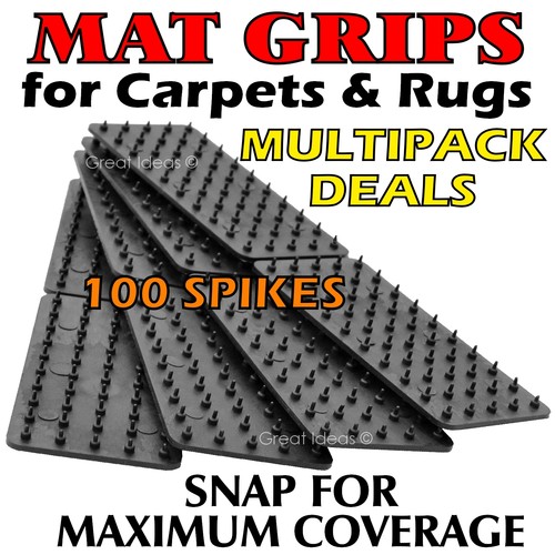Mat Carpet Rug Grips x 4 Non Slip Slide Anti Skid Hallway Runner Floor ...