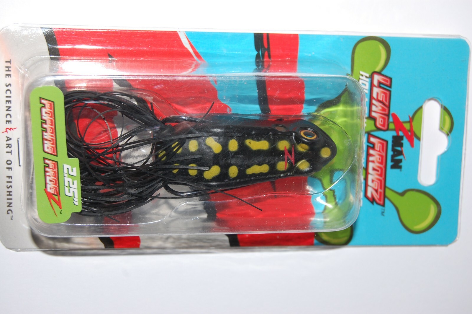 () Z-MAN LEAP FROGZ POPPING FROGZ 2.25" LFPS-04 BLACK KNIGHT BP9405 for ...