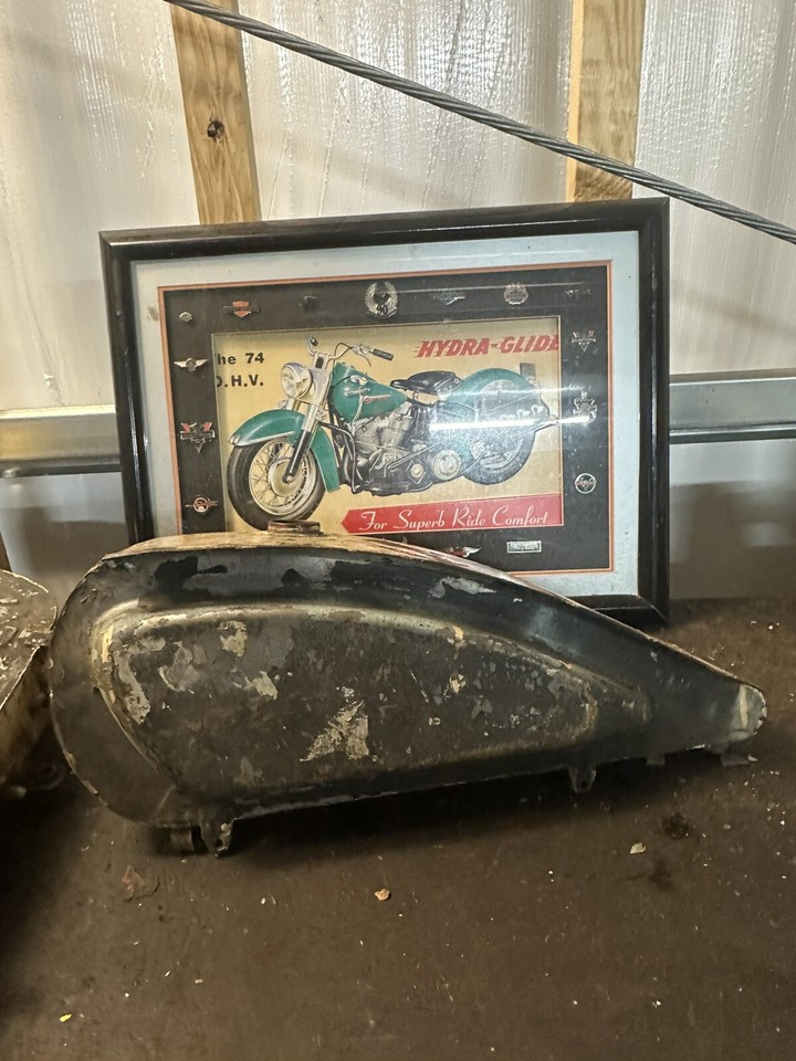 OLD Harley OEM VL Knucklehead Flathead 1930 Gas Tank 285F | eBay