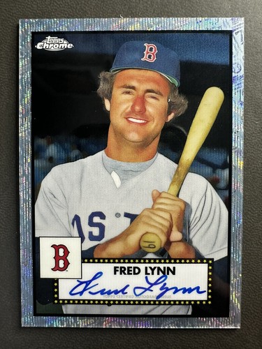 2021 Topps Chrome Platinum Anniversary Silver Wave Refractor Auto Fred ...