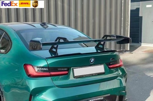 For BMW M3 G80 M4 G82 G83 2021-23 Carbon Fiber Rear Spoiler Trunk Wing ...