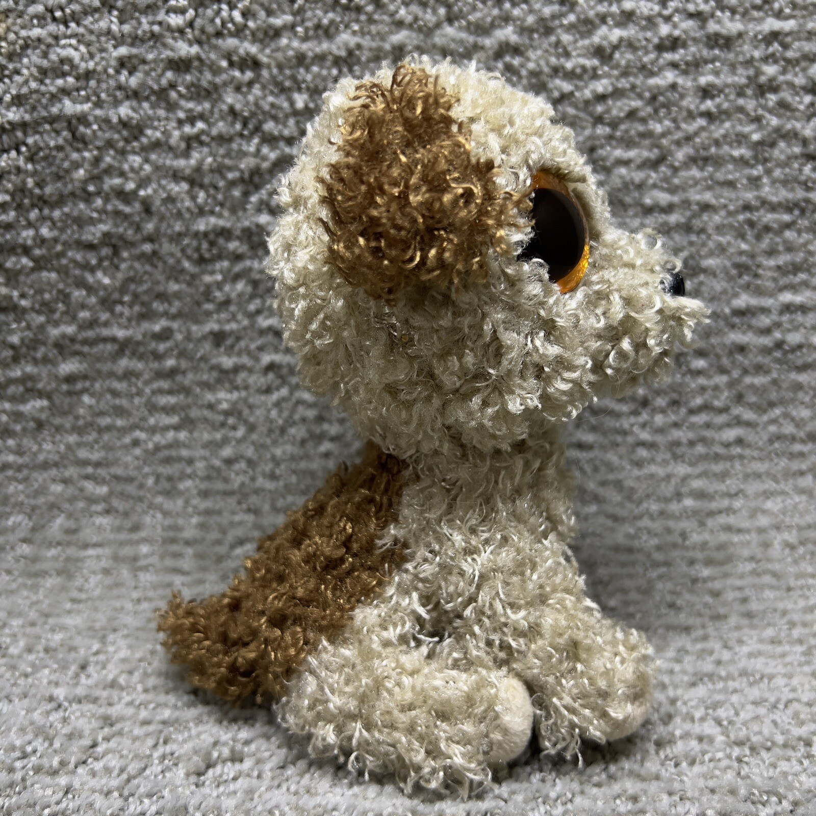 2013 Ty Beanie Boos ROOT BEER the Dog Glitter Eyes 6” Plush Stuffed ...