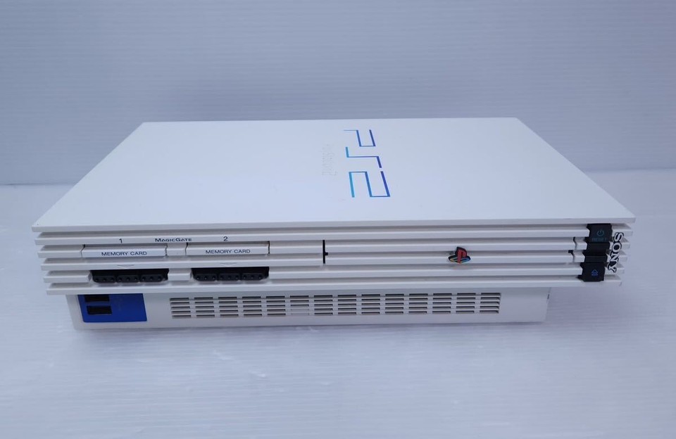SONY PS2 PlayStation 2 SCPH-55000 White Japanese Console & Controller ...
