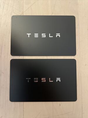 SET OF 2 Genuine OEM TESLA SMART KEY CARD Model S 3 X Y | eBay