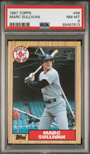 1987 Topps Marc Sullivan #66 PSA 8 Set Break Red Sox | eBay