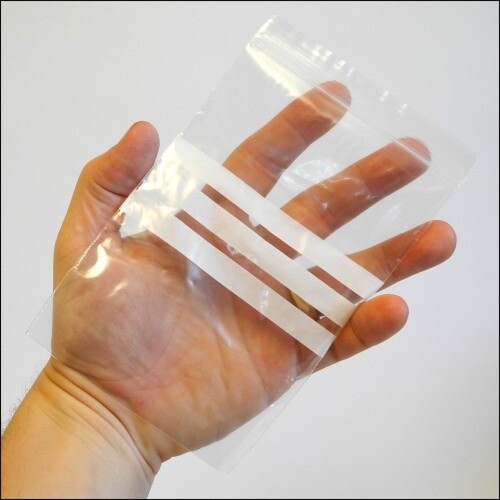 100 Snap Bags Grip Seal Resealable POLY Plastic Baggies 4" x 5.5 ...