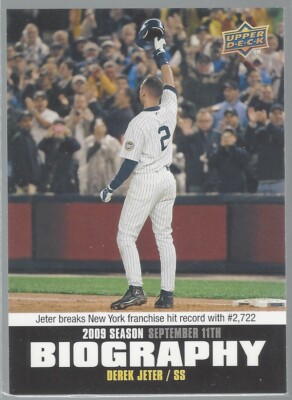Derek Jeter 2010 Upper Deck Season Biography Card# SB-182 | eBay