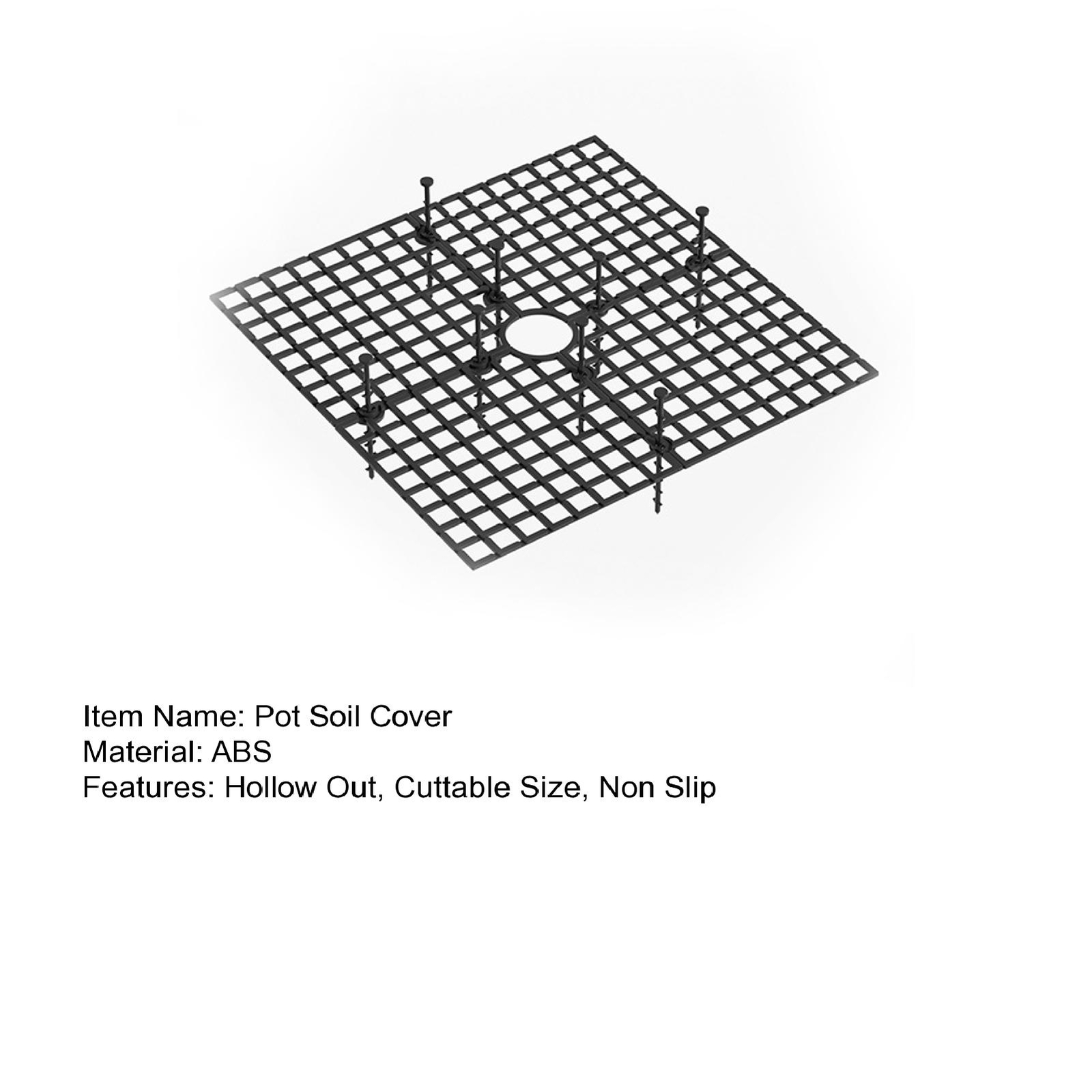 Flower Pot Cover Adjustable Design Plant Protector Black Brown Plant ...