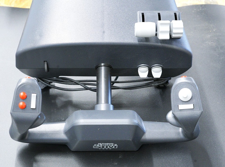 CH Products Flight Sim Yoke USB Model FSY211U Flight Simulator ...