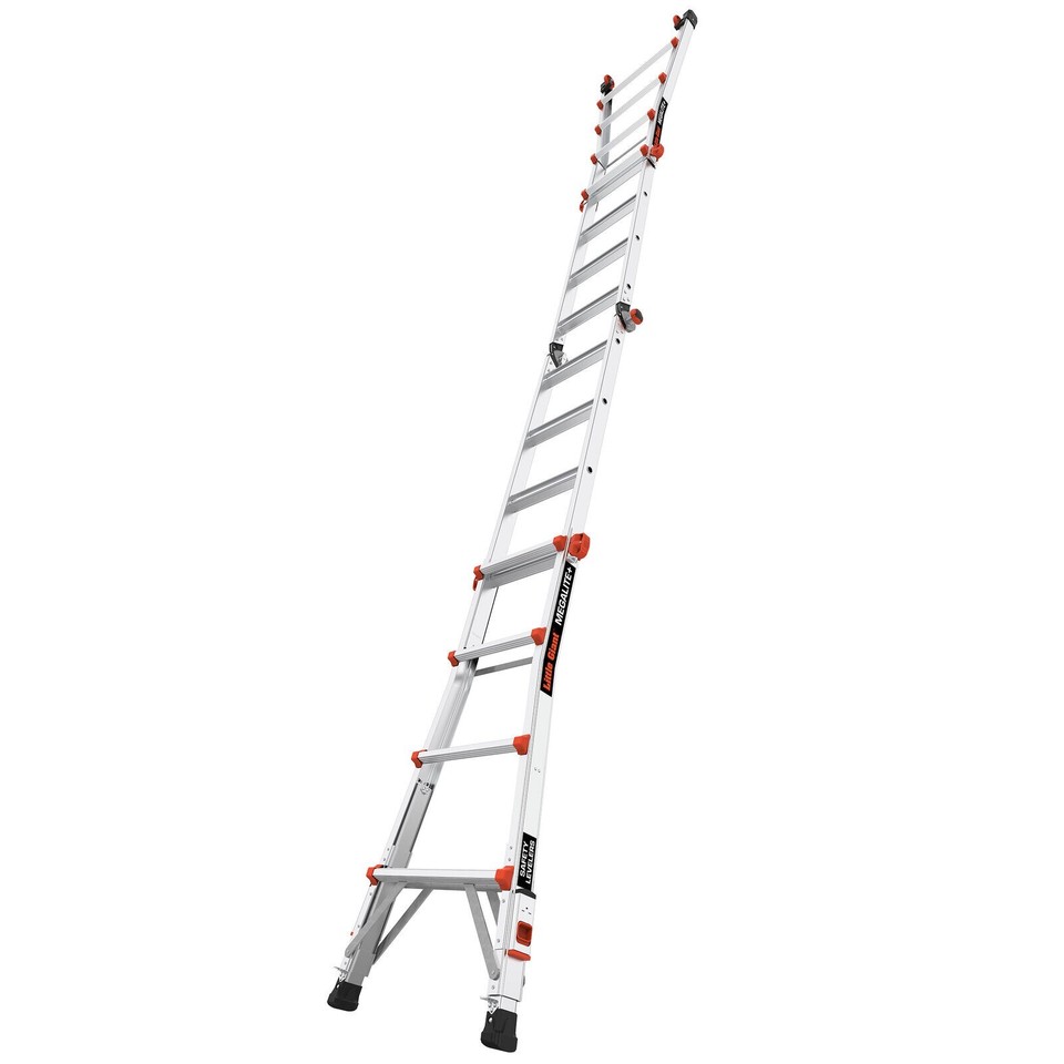 Little Giant Megalite+ 18 Ft. Reach Ladder with Leg Levelers -New -Free ...