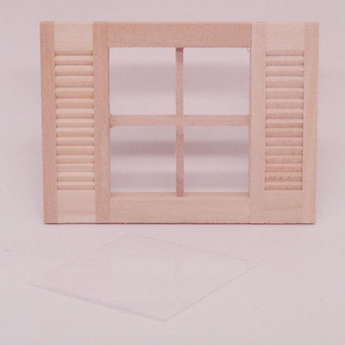 Shutters Window Model Realistic Exquisite Dollhouse Furniture Mini ...