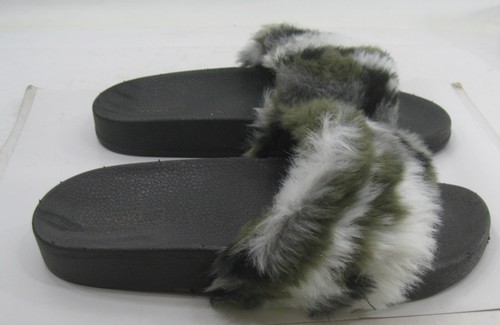 NEW YOKI GREEN MULTICOLOR Slip On slipper OPEN TOE Sandals women Size 6 ...