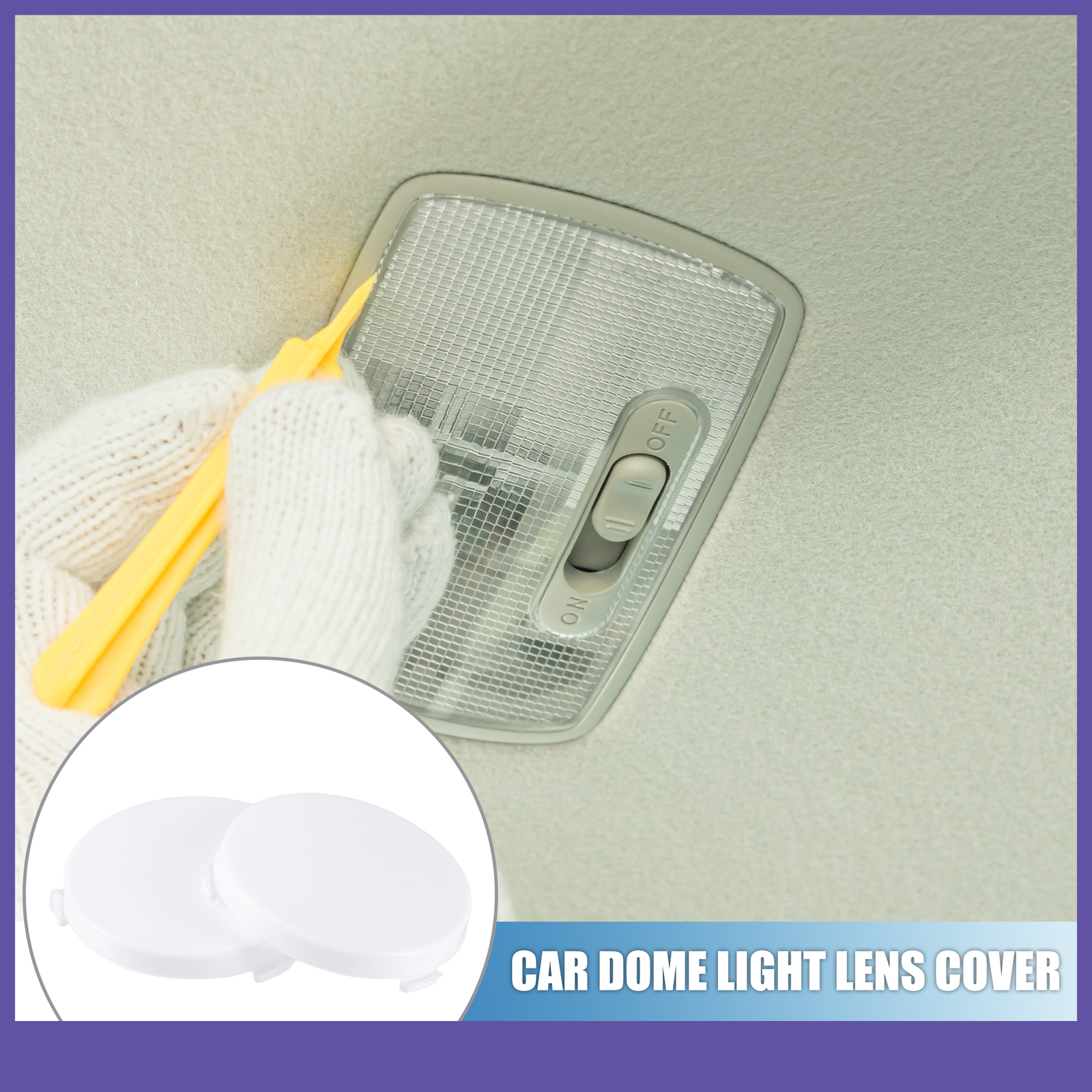 Dome Courtesy Sail Panel Light Lens TWO Custom for Chevy Impala 1962 ...