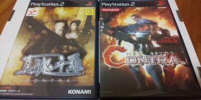 Neo Contra & Shin Contra Set PlayStation2 PS2 Used Japan Boxed Tested ...